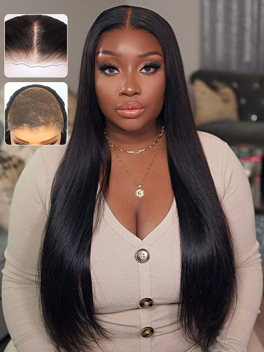 Ready To Wear Glueless Wigs Lace Closure Wig Human Hair- Kisslove Hair